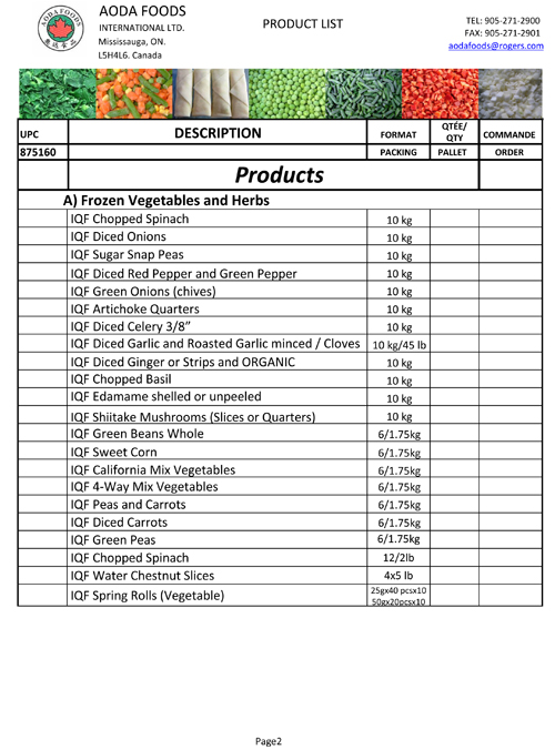 AODA-FOODS - Flyer Mall
